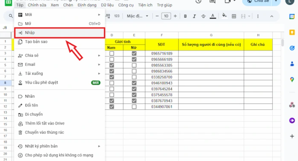 Instructions on How to Upload Excel Files to Google Drive Quickly and Easily